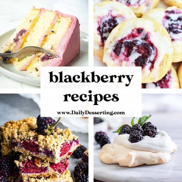 The Best Sweet Blackberry Recipes - Drinks & Desserts! - Daily Desserting